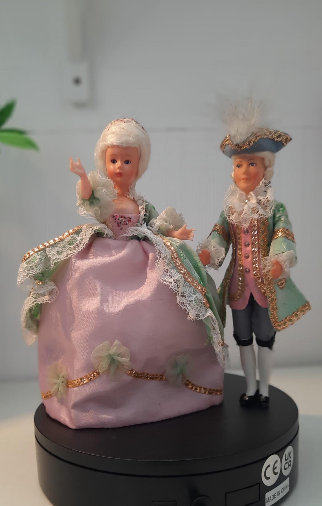 Pair of Vintage Collectible Dolls - 18th Century Style - Origin France ...