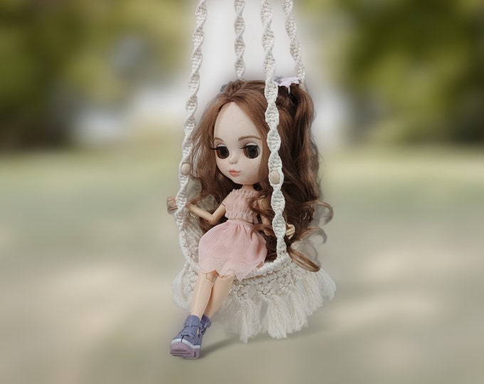 Swing Chair Hanging Chair Egg Chair Suspended Armchair for Doll 1/6 ...