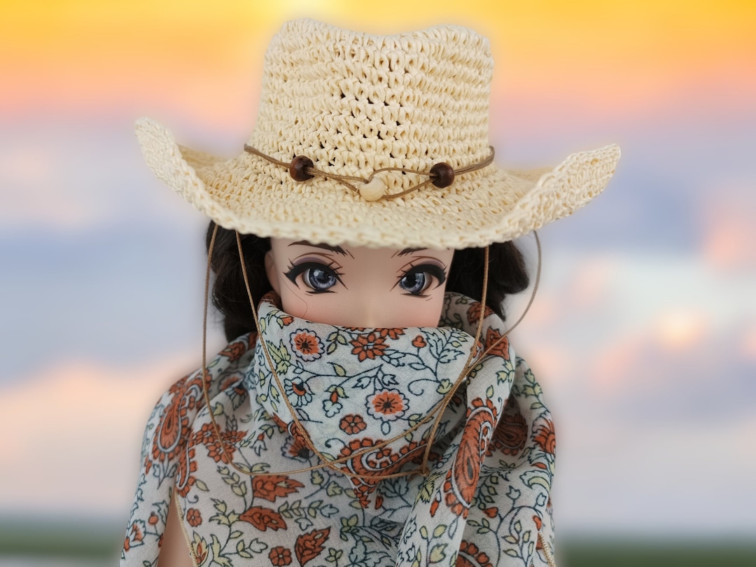 Western Cowboy Hat for Smart Doll Retro Style - Etsy