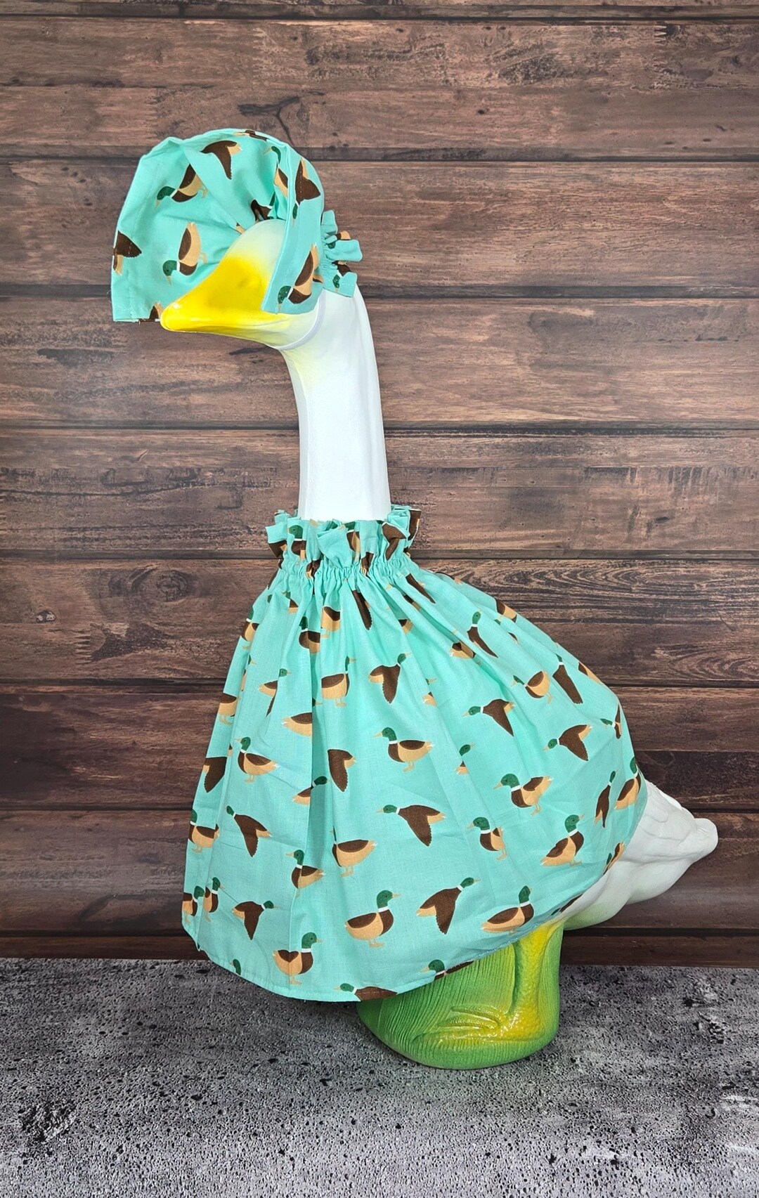 Ducks on Aqua Large Porch Goose Outfit - Etsy