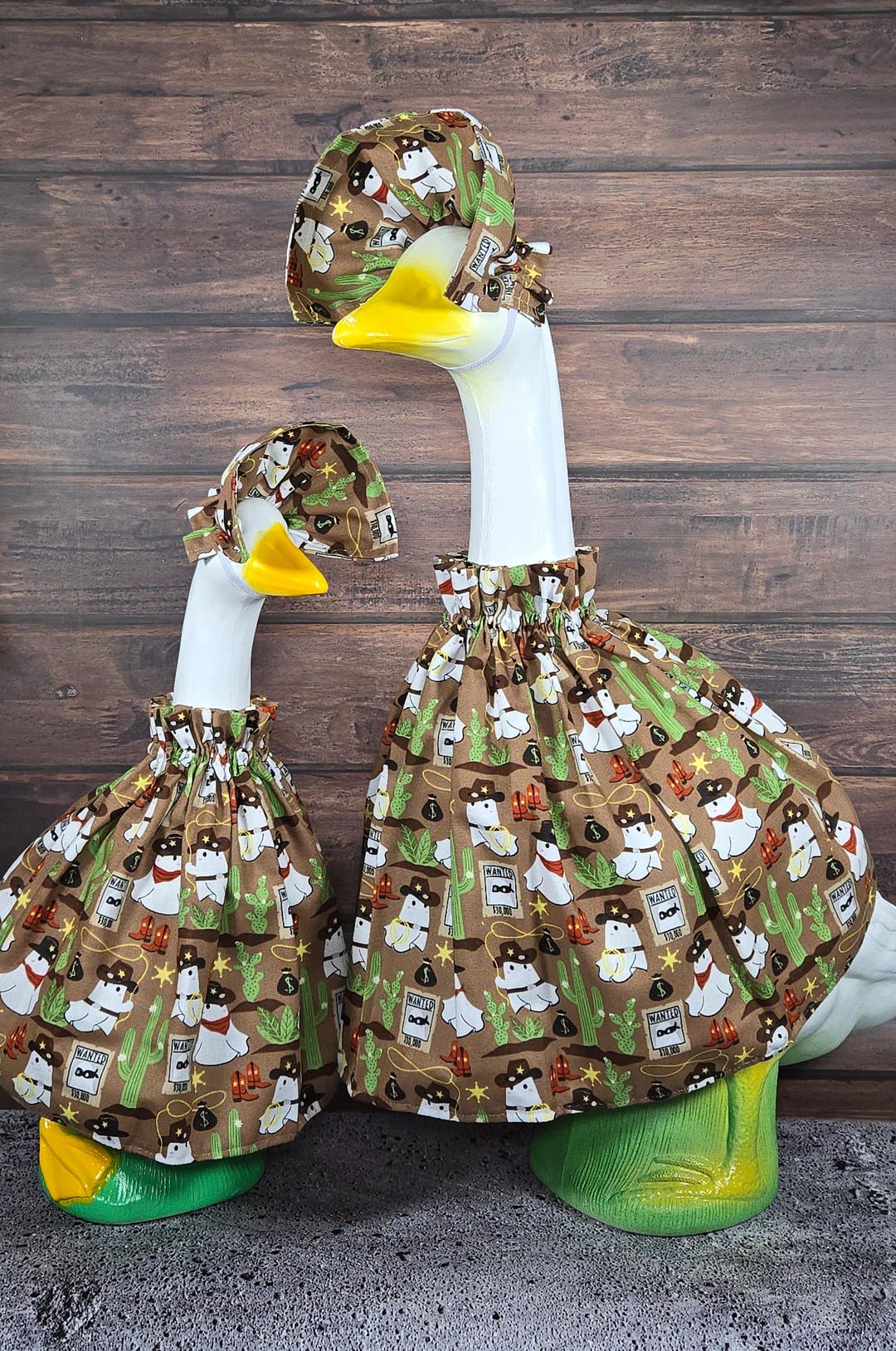 Wild West Cowboy Bandit Ghosts Halloween Baby/large Porch Goose Outfit ...