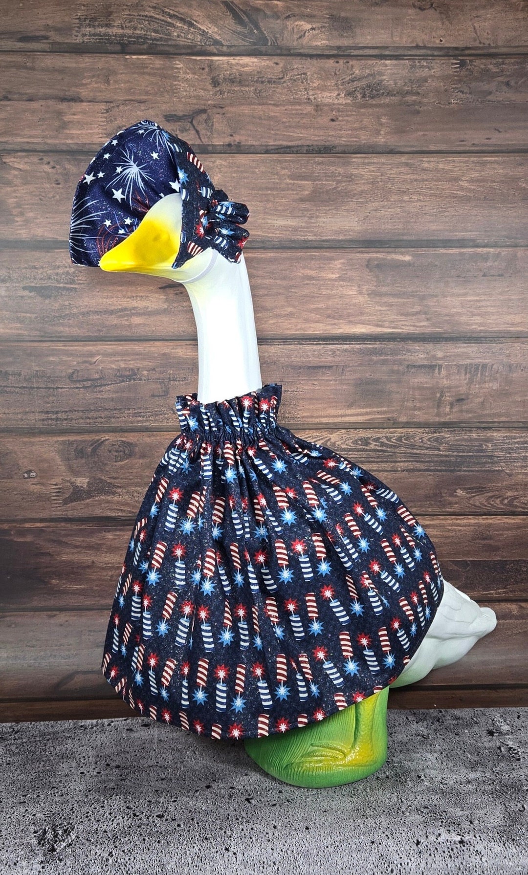 Red, White & Blue Firecrackers Porch Goose Outfit - Etsy