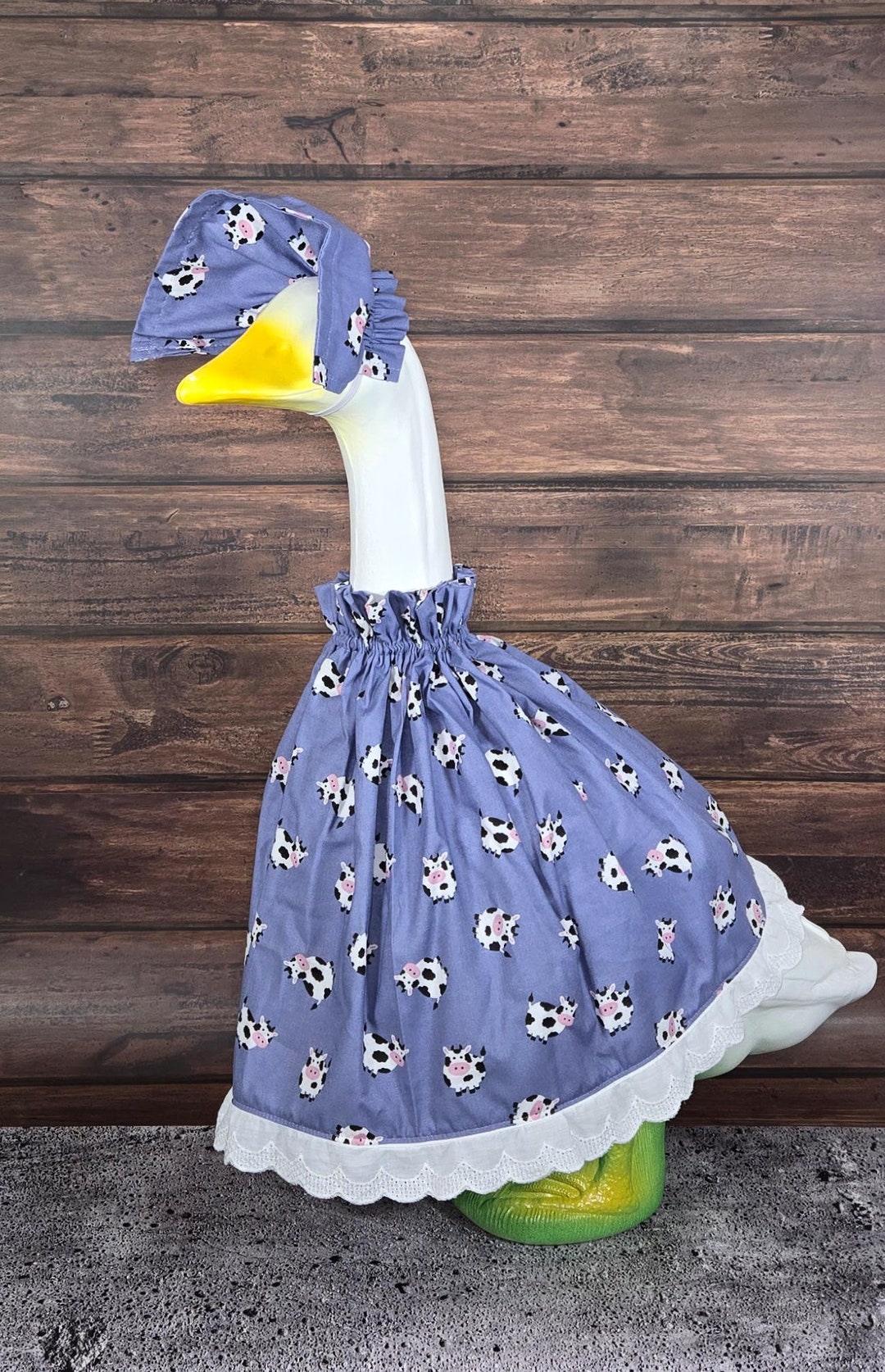 Cartoon Cows Porch Goose Outfit - Etsy