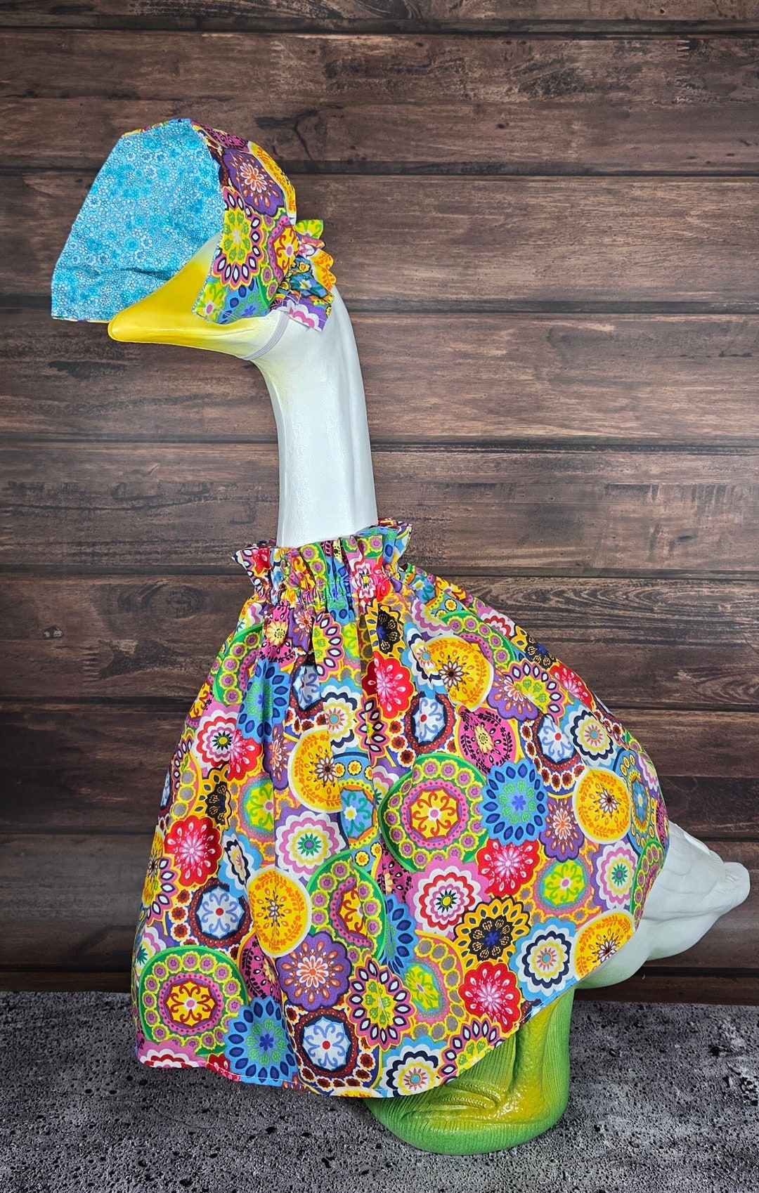 Retro Rainbow Circles Porch Goose Outfit - Etsy
