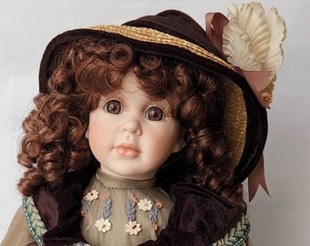 Large Porcelain Doll - Etsy
