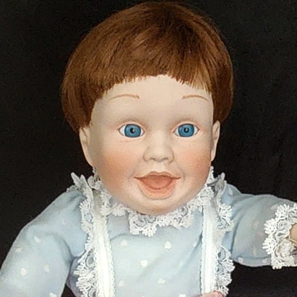 Porcelain Baby Doll - Etsy
