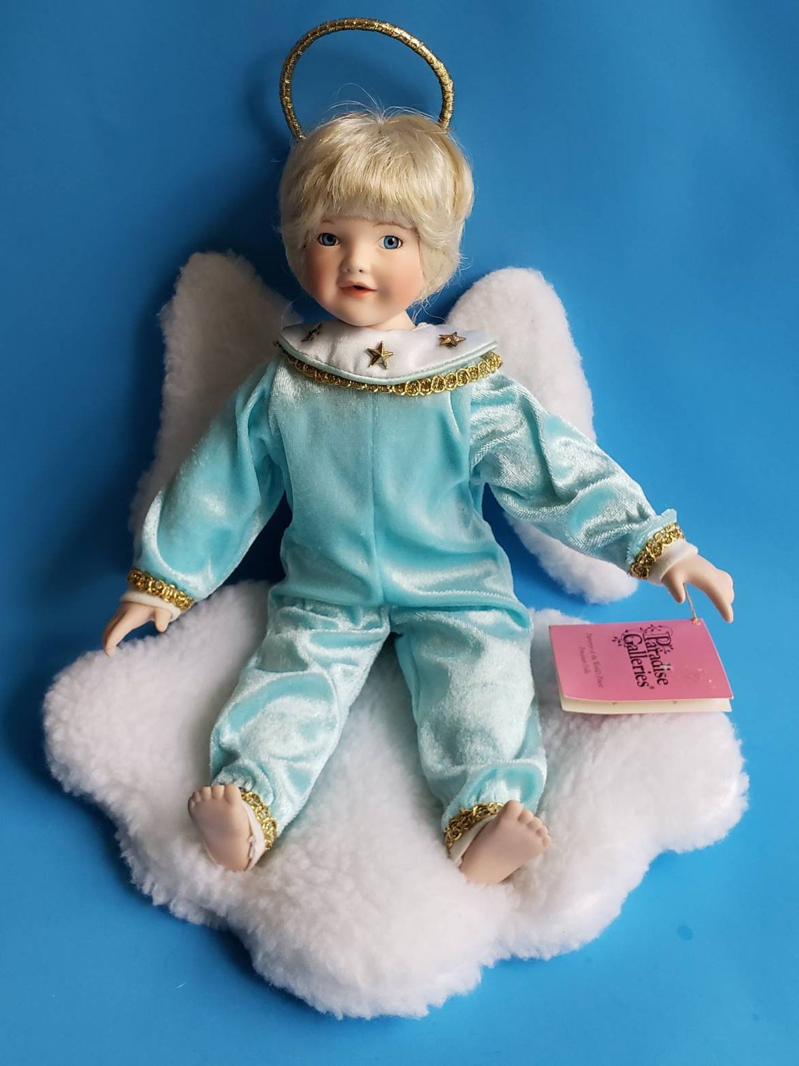 Genuine Porcelain Doll Fine Bisque Doll Angel Porcelain - Etsy