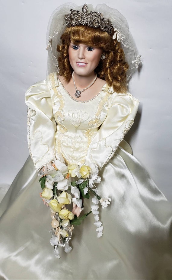 The Princess Sarah Bride Porcelain Doll Fine Bisque Porcelain - Etsy
