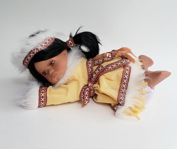 Native American Porcelain Baby Doll American Native Indian - Etsy