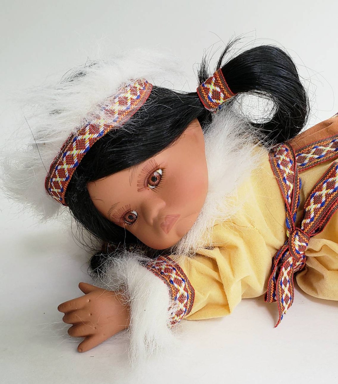 Native American Porcelain Baby Doll American Native Indian - Etsy