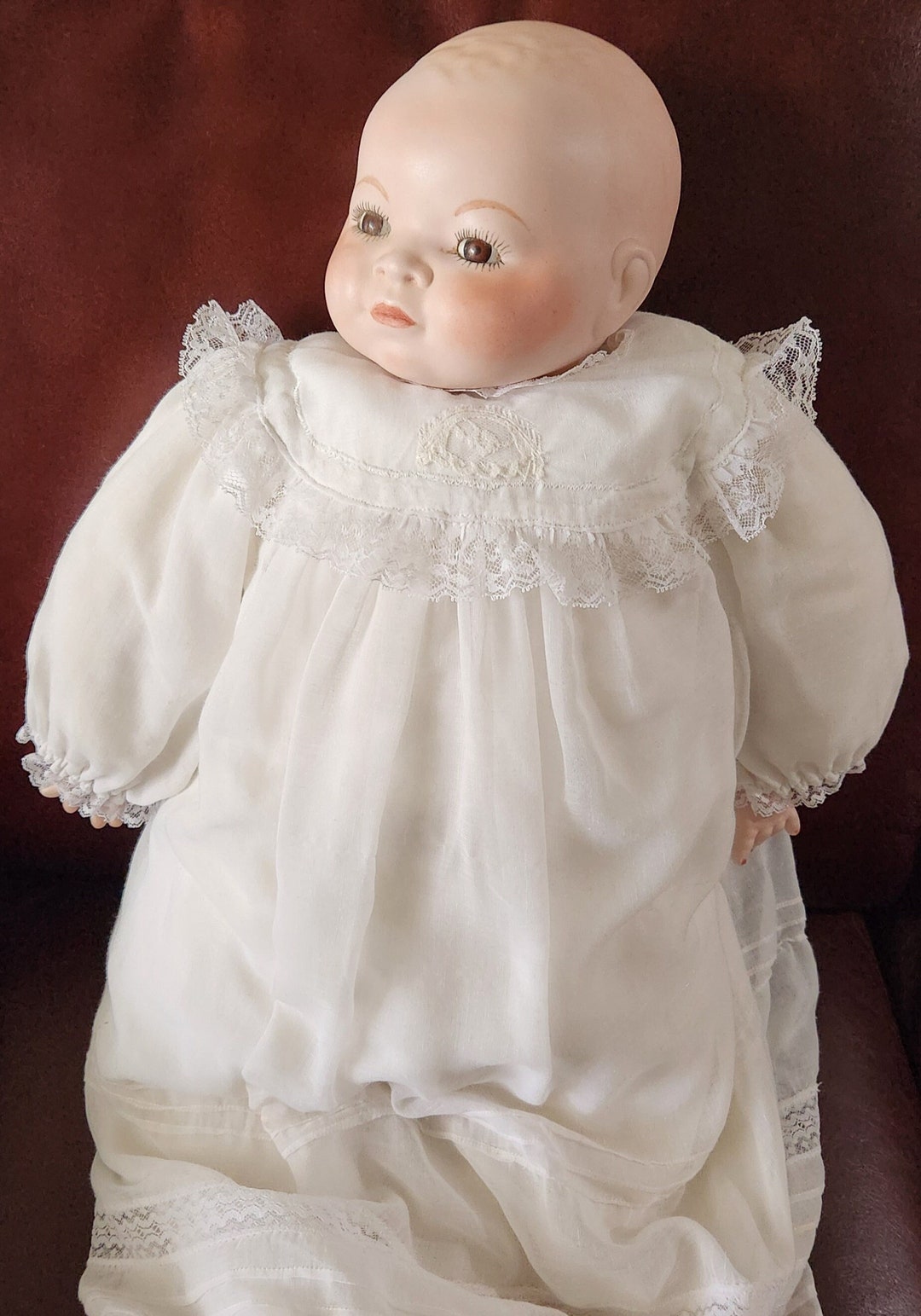 Antique German Porcelain Baby Doll 22" Tall, Made in GERMANY by Grace S ...