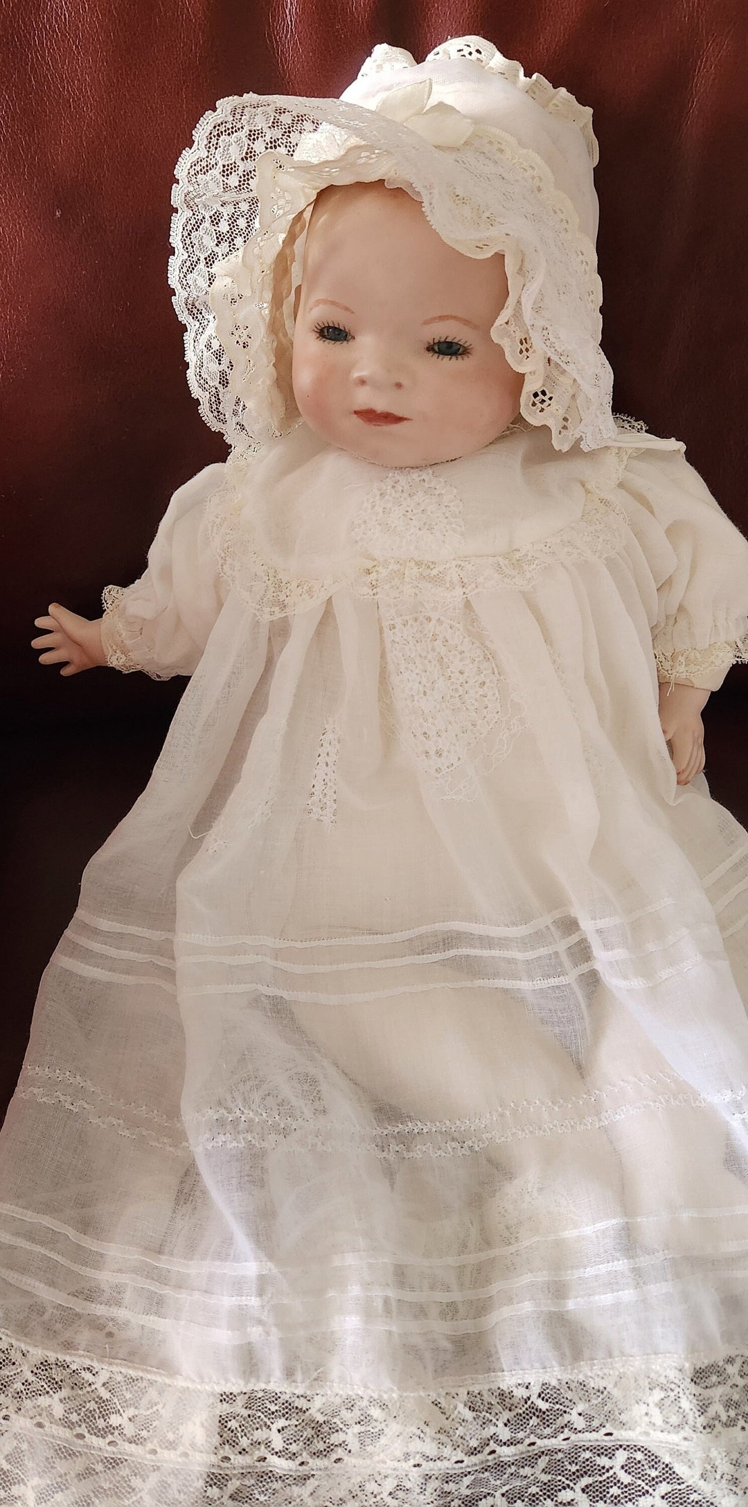 Antique German Porcelain Baby Doll 18" Tall, Made in GERMANY by Grace S ...