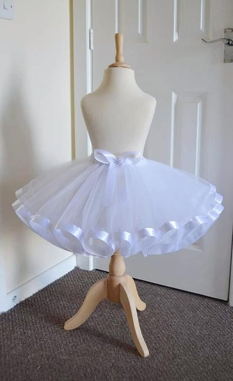 White Tutu Skirt Tutu Tutu Skirt Birthday Tutu 1st - Etsy