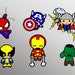Baby avengers svg Avengers svg Marvel svg Superheroes svg | Etsy