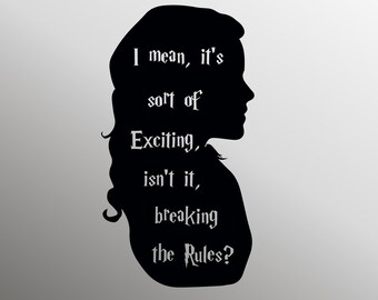 Hermione granger svg | Etsy