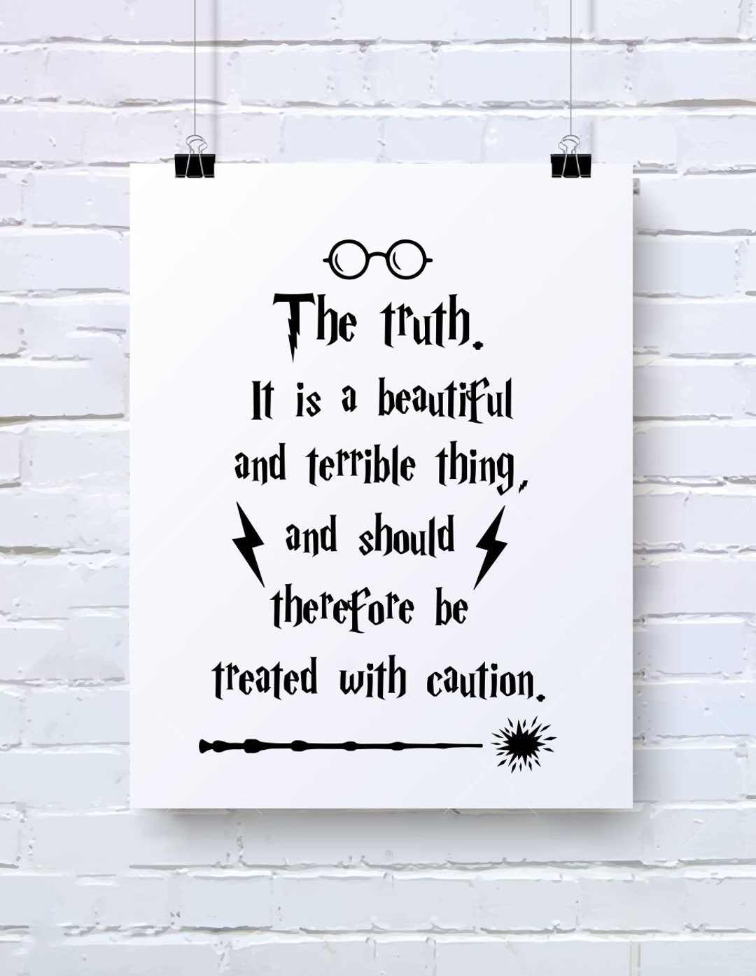 The Truth. It is A Beautiful and Terrible Thing and Should - Etsy
