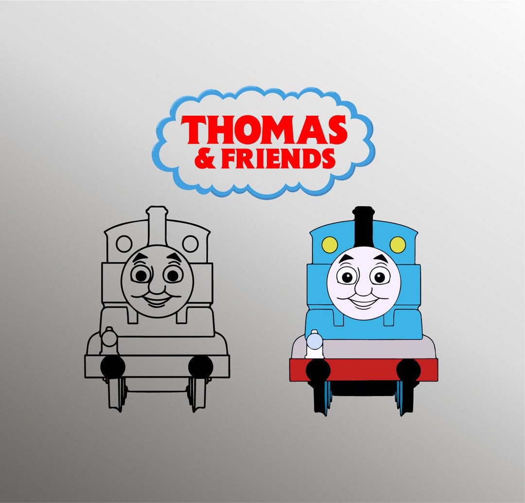 Thomas the Train svg, Thomas Train svg, Thomas Engine svg, Thomas and ...
