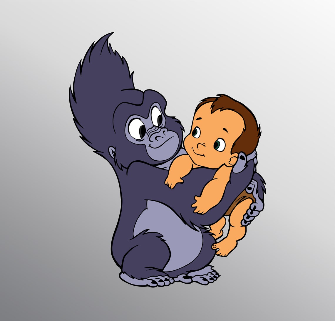 Tarzan Svg Kala Svg Tarzan Cartoon Svg Svg File for Cricut - Etsy