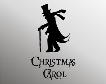Christmas Carol Svg | Etsy