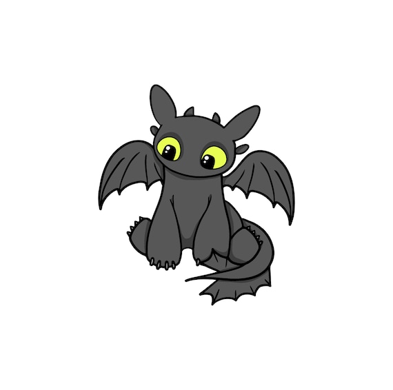 Dragon Toothless svg Your Dragon svg How to Train Toothless silhouette ...