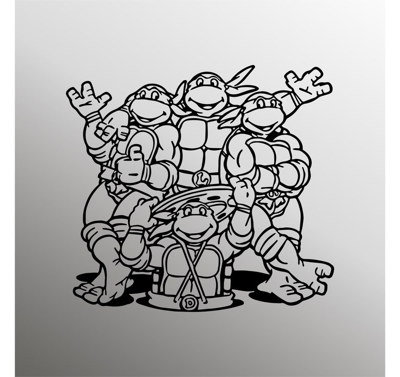 Teenage Mutant Ninja Turtles svg Ninja Turtles svg TMNT svg | Etsy
