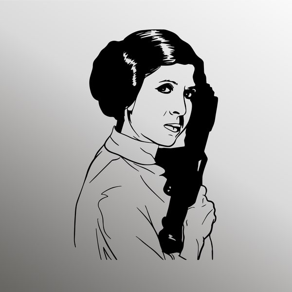 Princess Leia Svg - Etsy