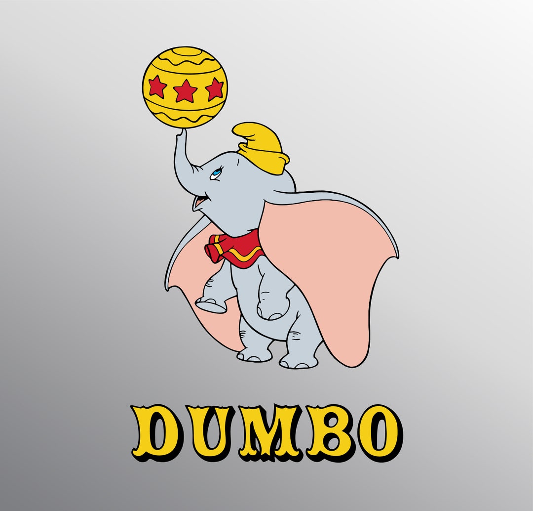 Dumbo svg Dumbo cricut Dumbo cut file svg file for cricut - Etsy España