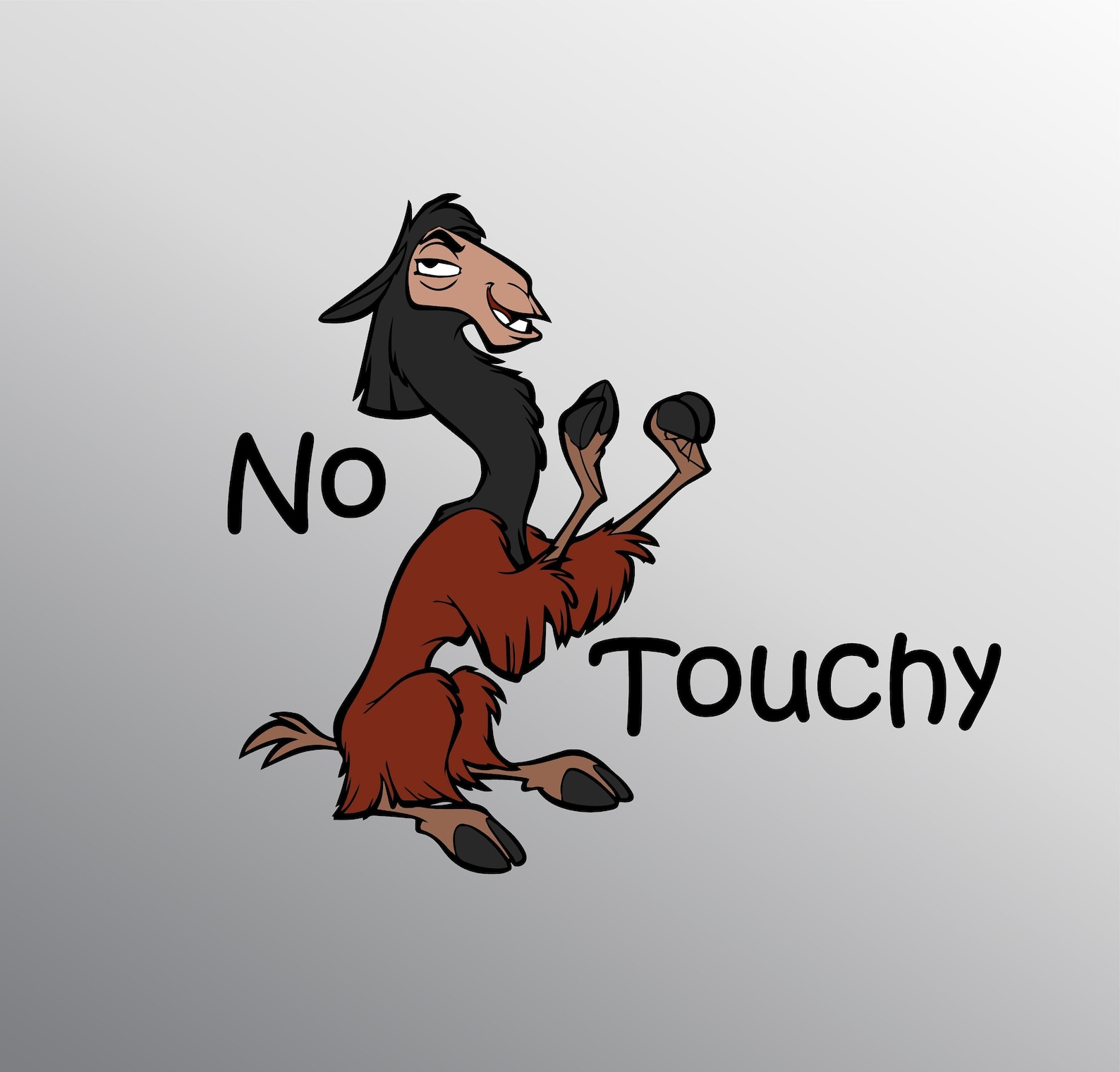 The Emperor's New Groove Svg No Touchy Svg Kuzco Svg | Etsy Canada
