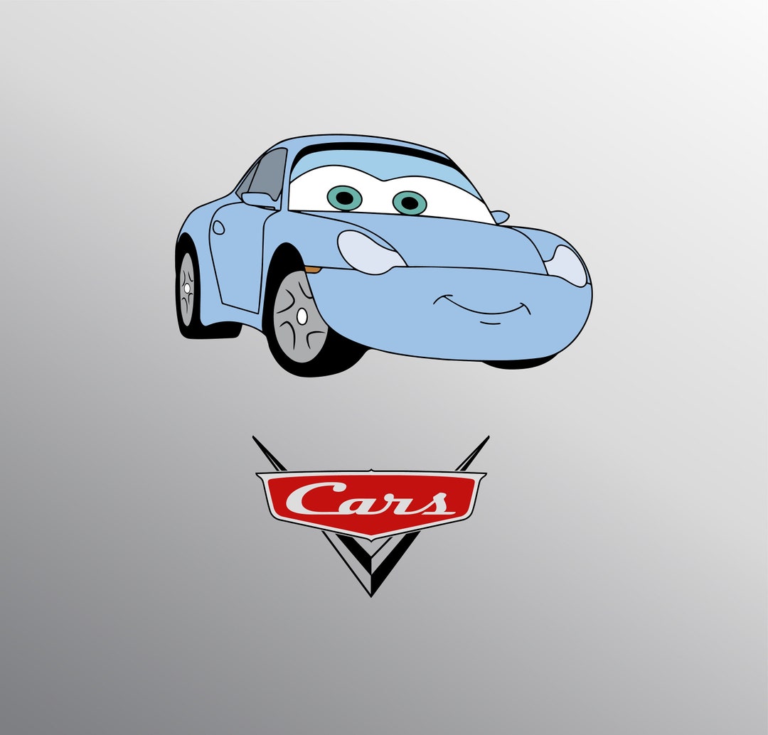 Carrera svg, Cars svg, Sally svg, Sally Cars svg, fichier svg pour ...