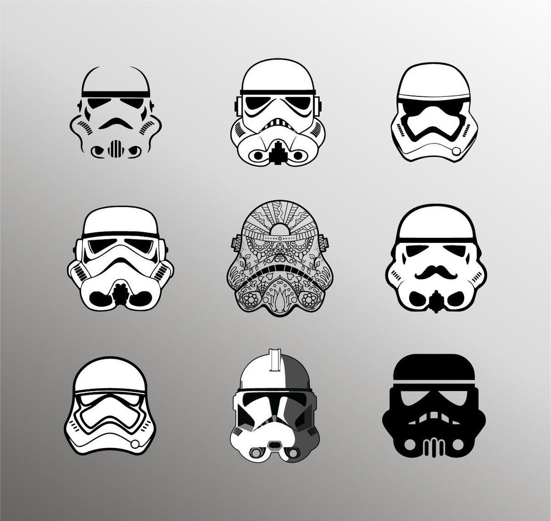 Stormtrooper Helmet Vector