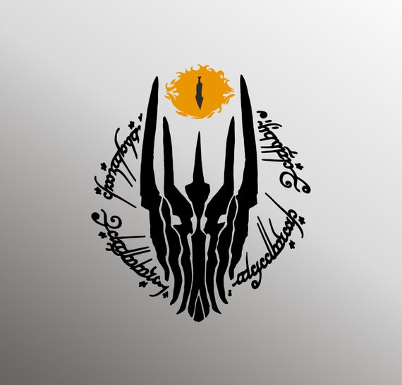 Lord of the Rings Svg Sauron Svg LOTR Svg Sauron | Etsy