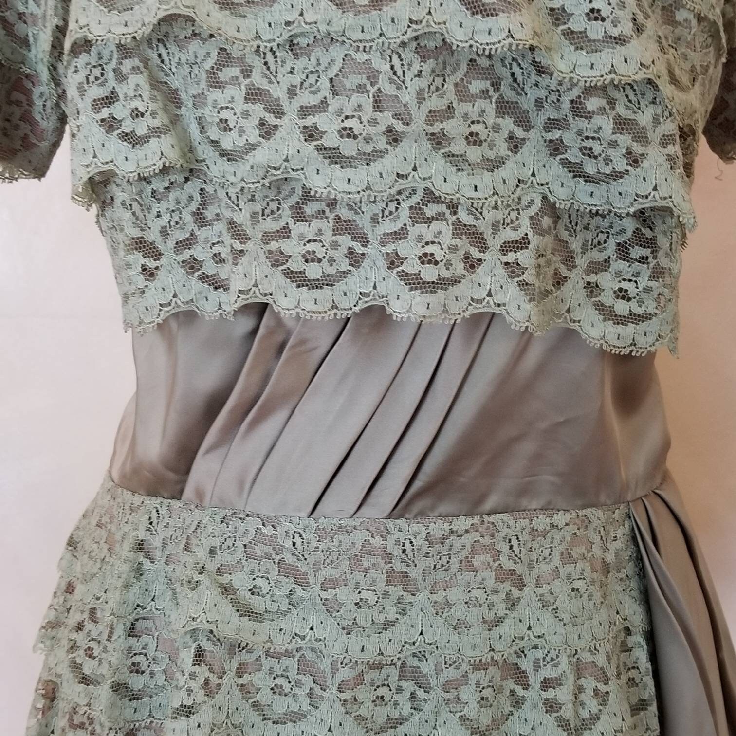 Vintage 1950 Dinner Cocktail Dress XL - Etsy