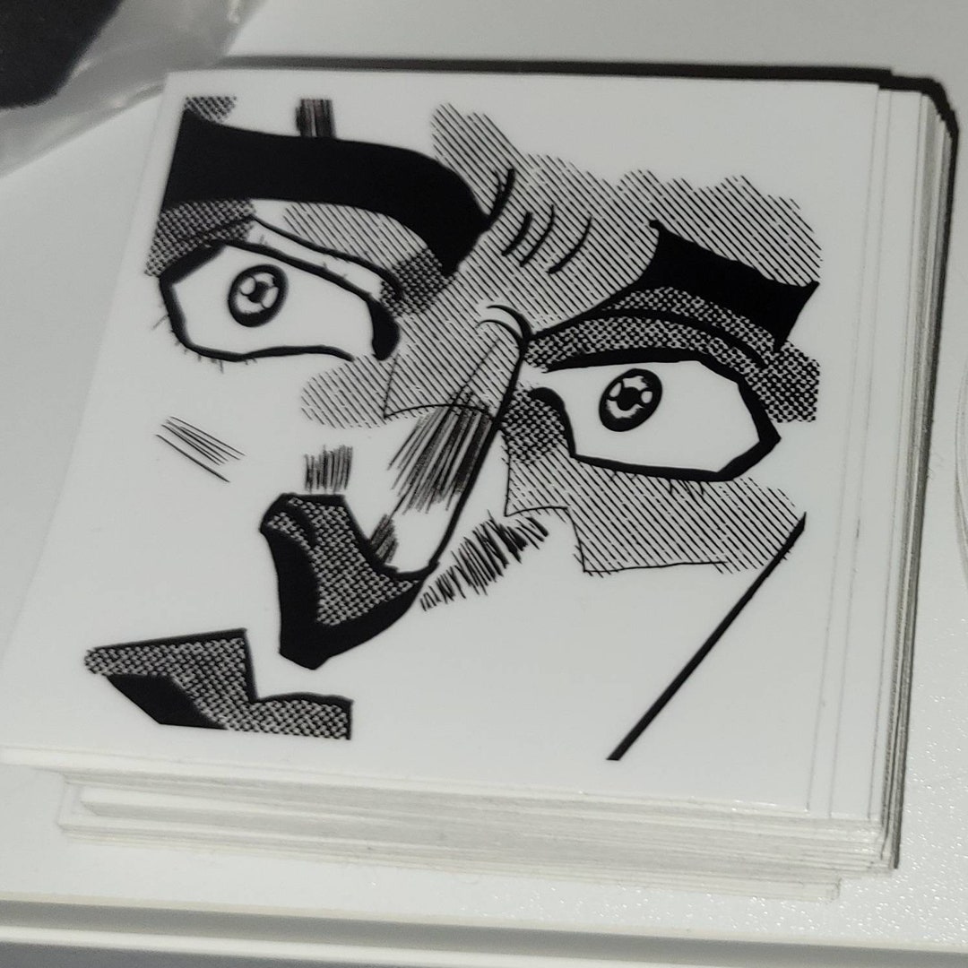Josuke Shocked Sticker - Etsy