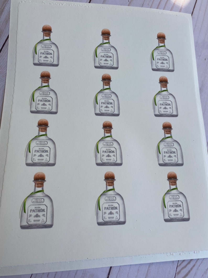 Patron Edible Images, Patron Cupcake Toppers, Patron Cake, Patron - Etsy