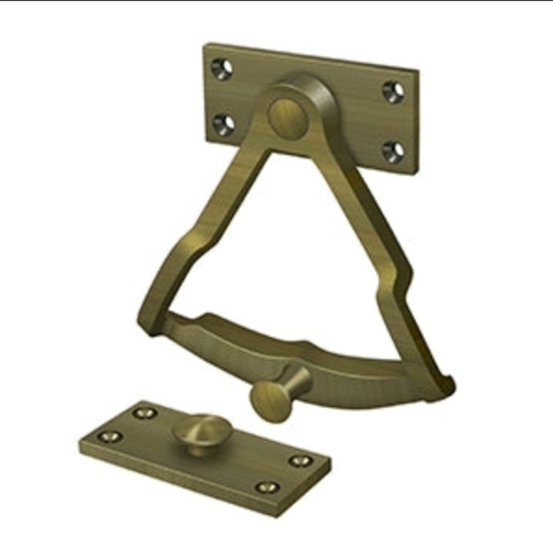Dutch Door Quadrant Lock in Antique Brass - Etsy
