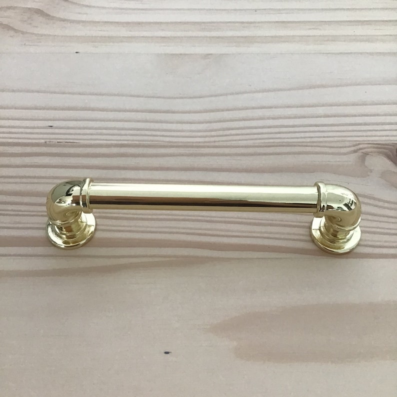 Aluminum Pipe eklektikos Drawer 5 Pulls | Etsy