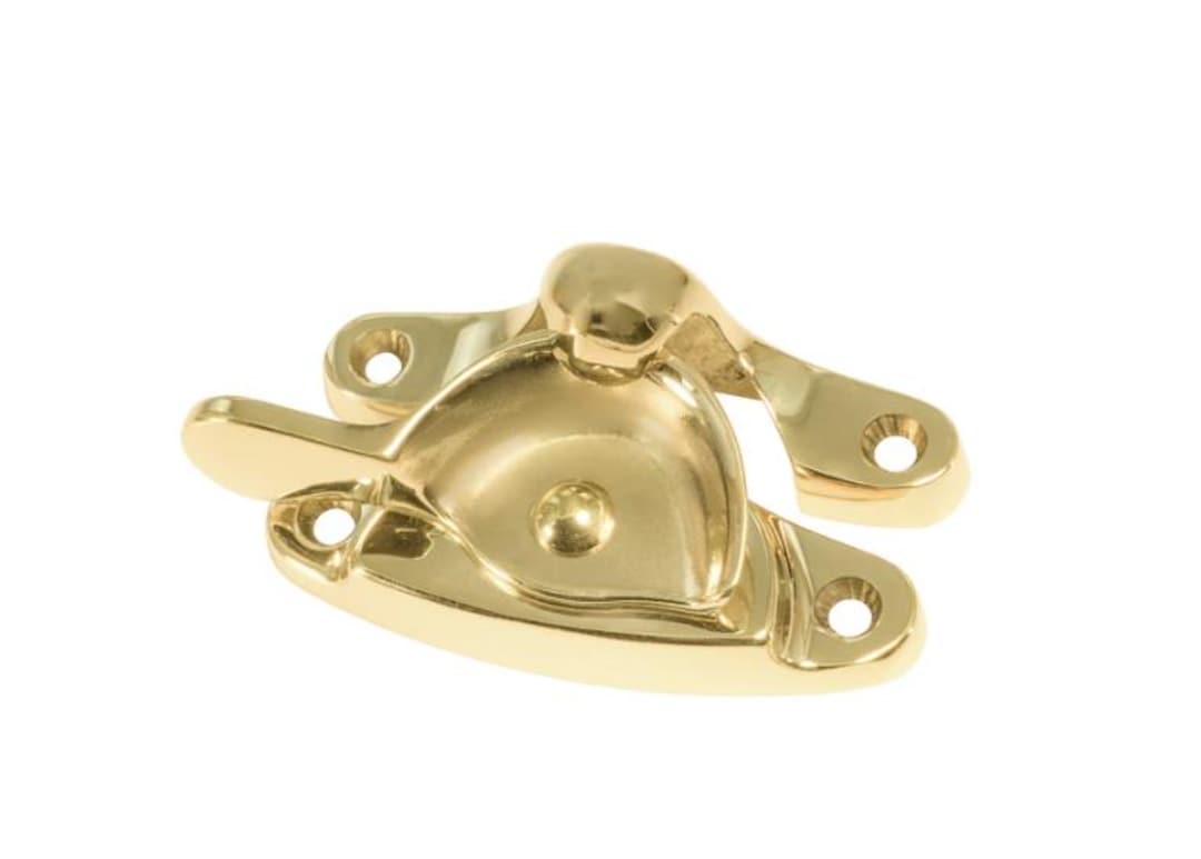 Crescent Sash Lock and Strike for Double-hung Windows | Lacquered ...