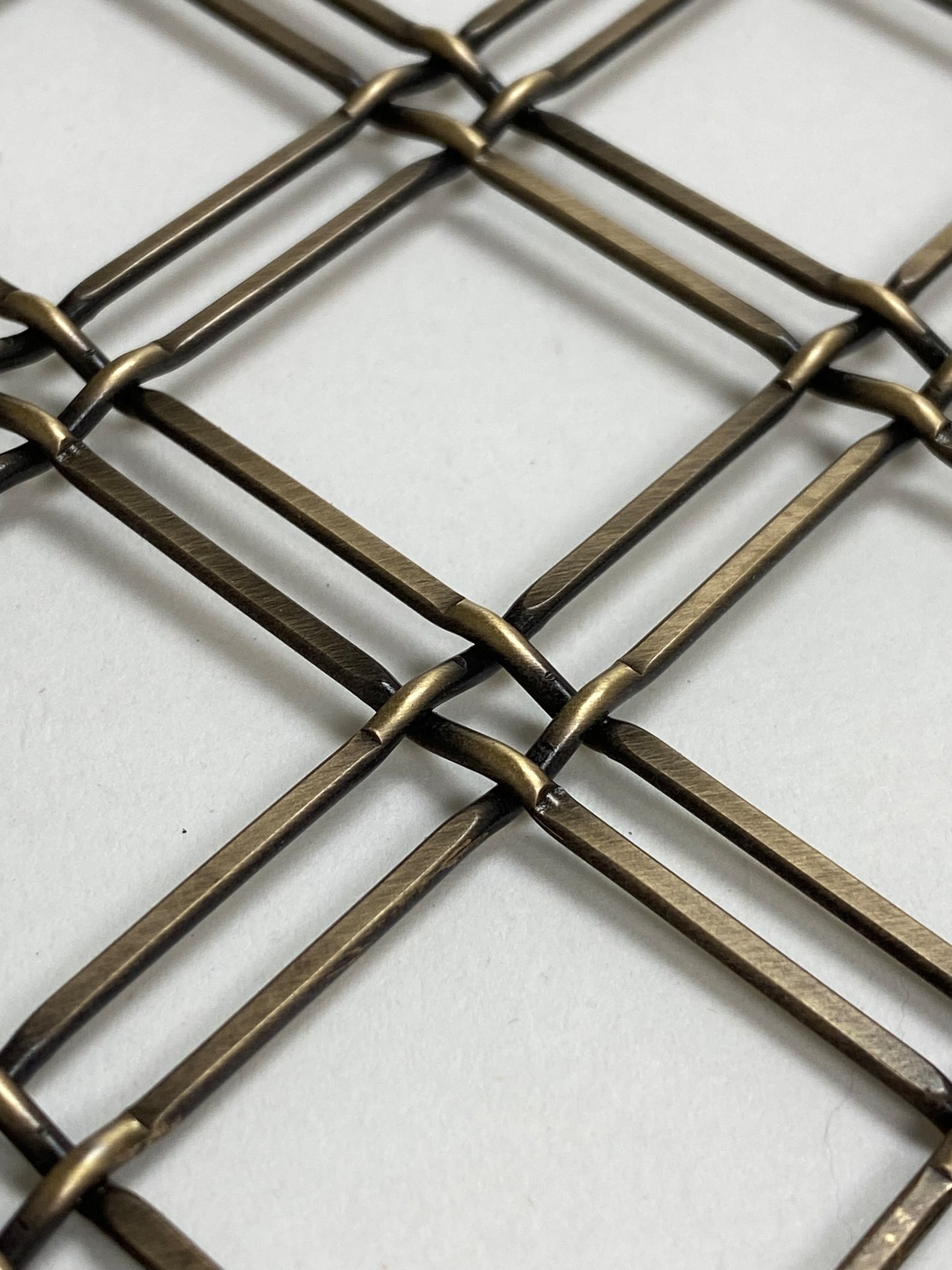 Wire Mesh 16" X 41.5" Antique Brass Furniture and Creative Grille Mesh ...