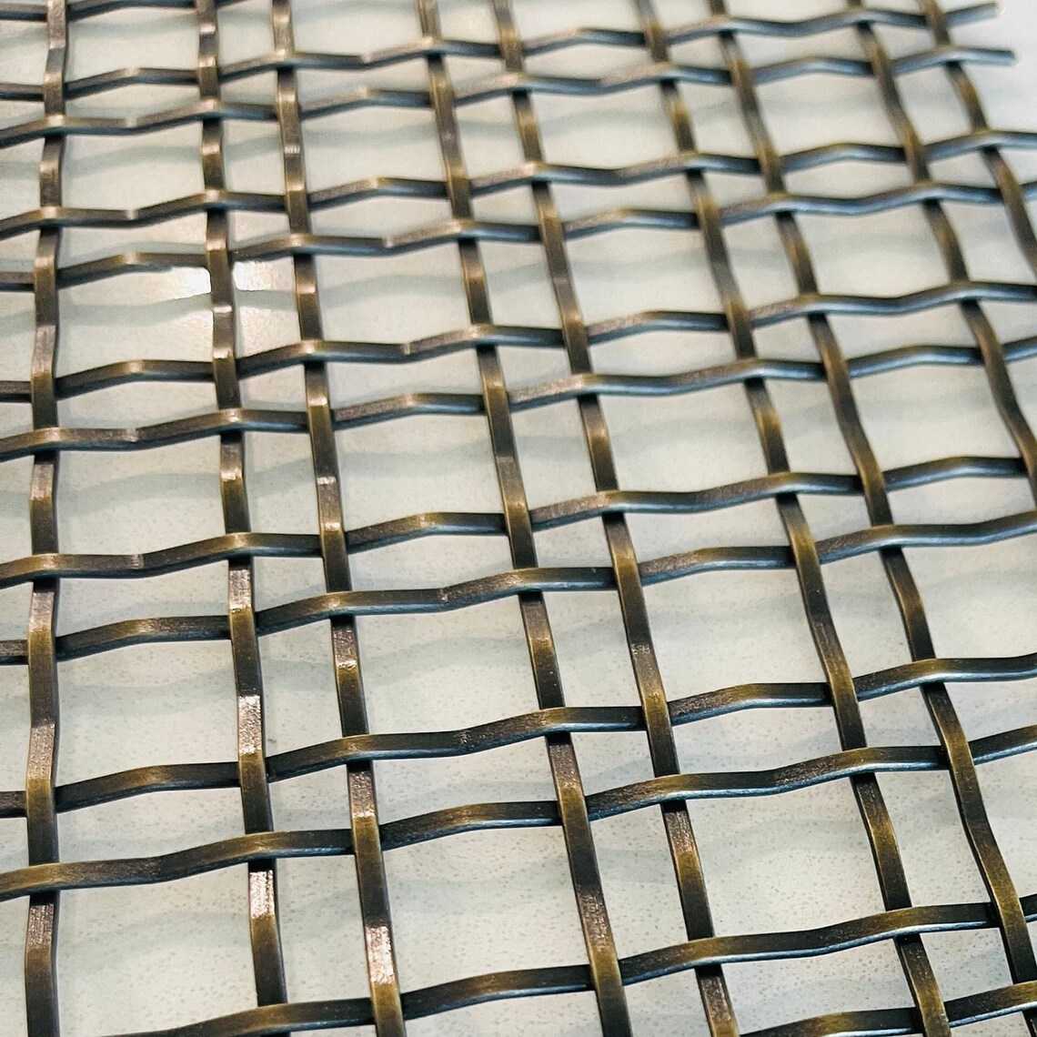 Wire Mesh Antique Brass Plated Furniture and Creative Grille Mesh HAB ...