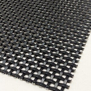 Wire Mesh Black Powder Coated Furniture and Creative Grille Mesh FBLK ...