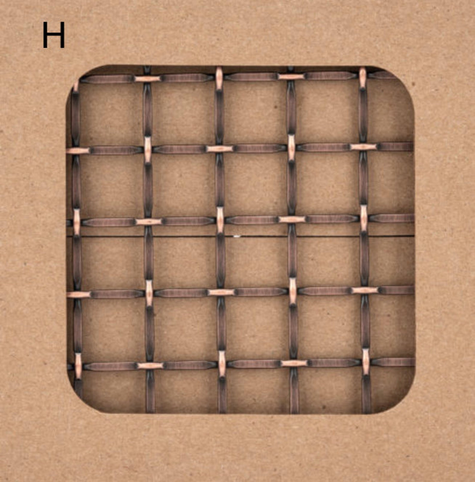 Wire Mesh Brush Oil Bronze "h" Architectural Woven Furniture and ...