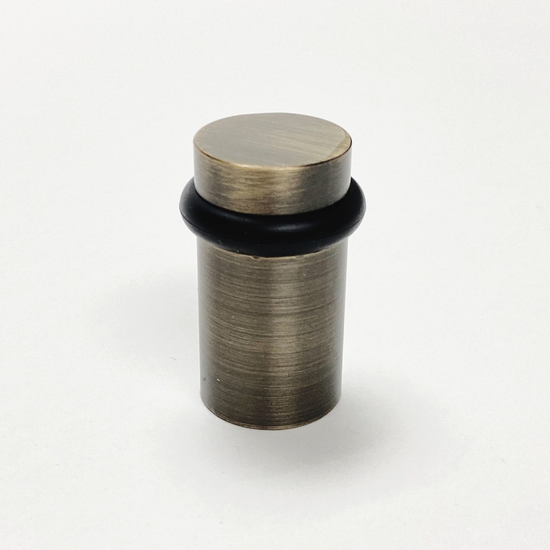 Antique Brass Solid Brass High Clearance Flat Top Floor Door Stop - Etsy