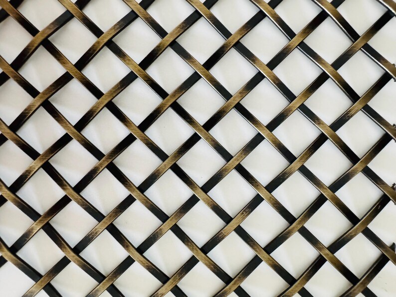 Wire Mesh Antique Brass Plated Furniture and Creative Grille Mesh RAB ...