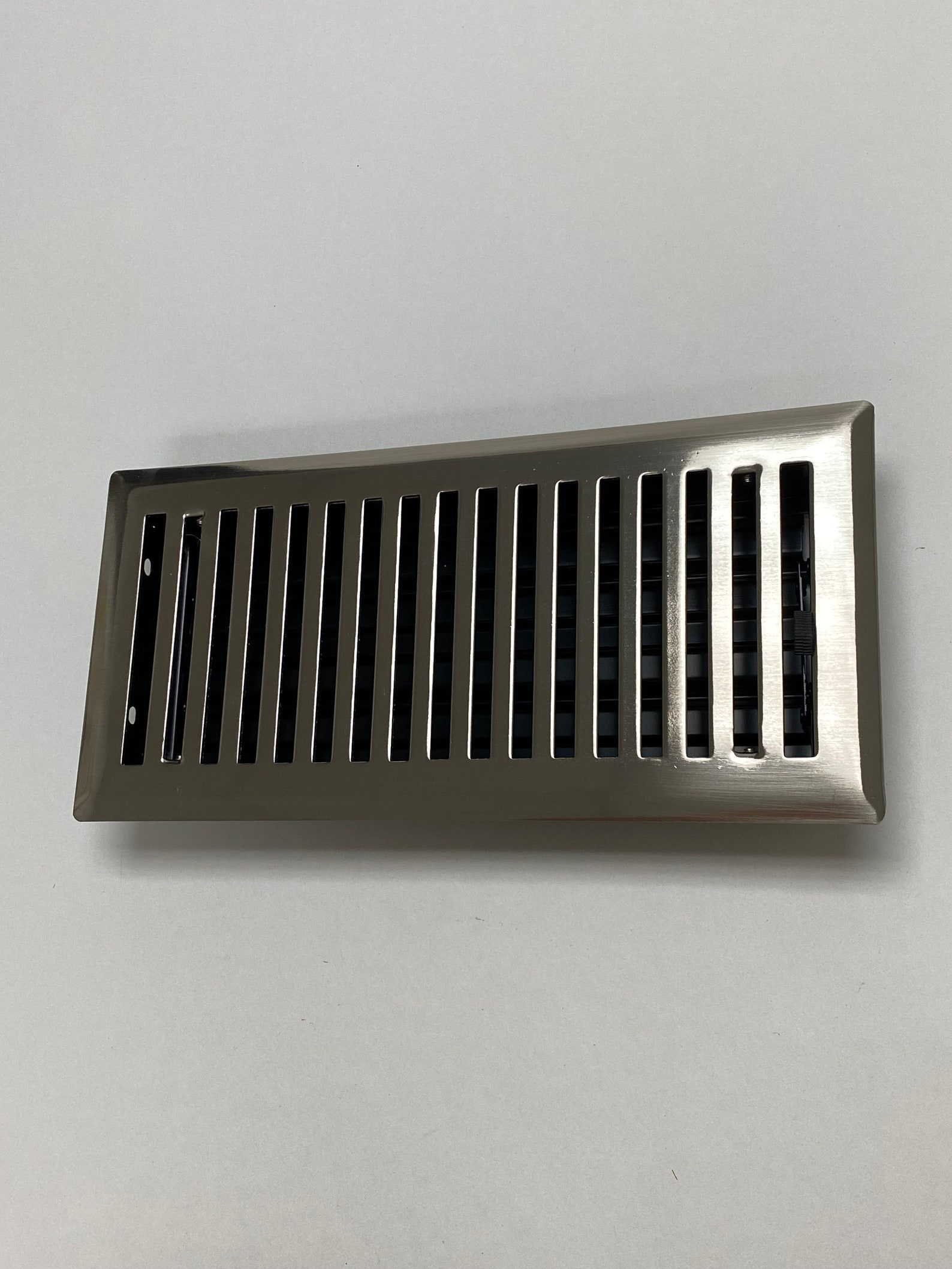 Decorative Brushed Nickel lineal Metal Register Contemporary Brass Vent ...