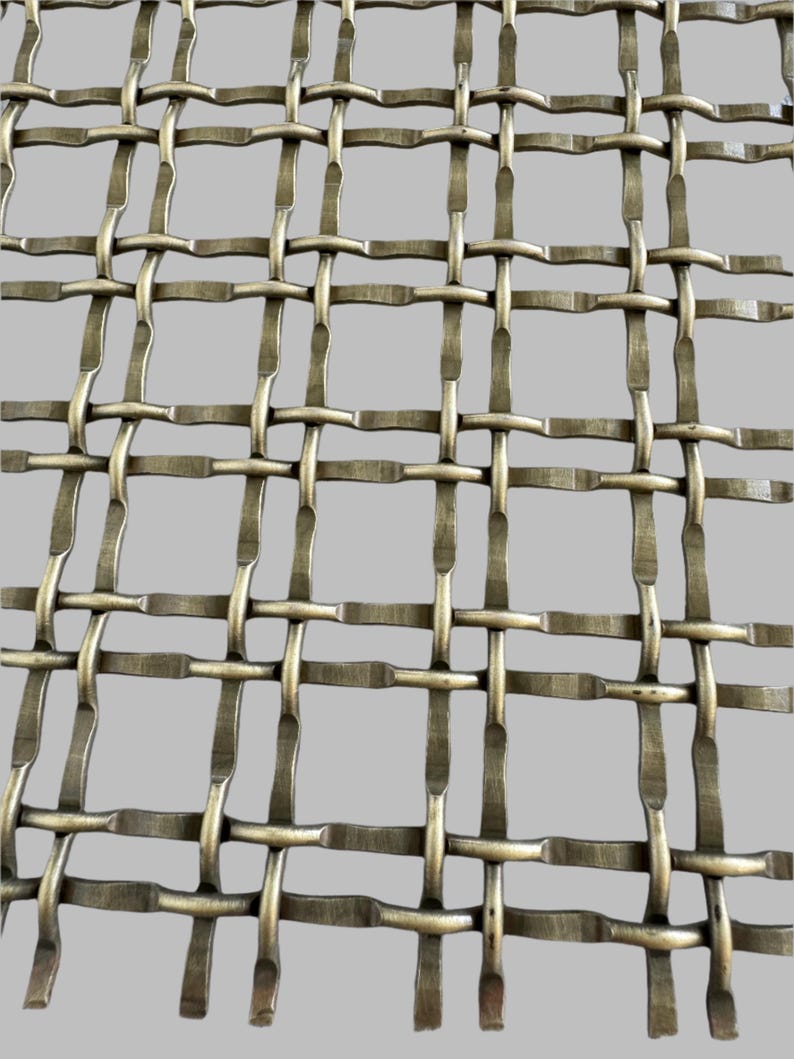 Wire Mesh Antique Brass Architectural Woven Furniture and Creative ...