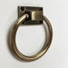 Antique Brass Ring Pull "xl" Cabinet Hardware, Drawer Furniture Handles ...