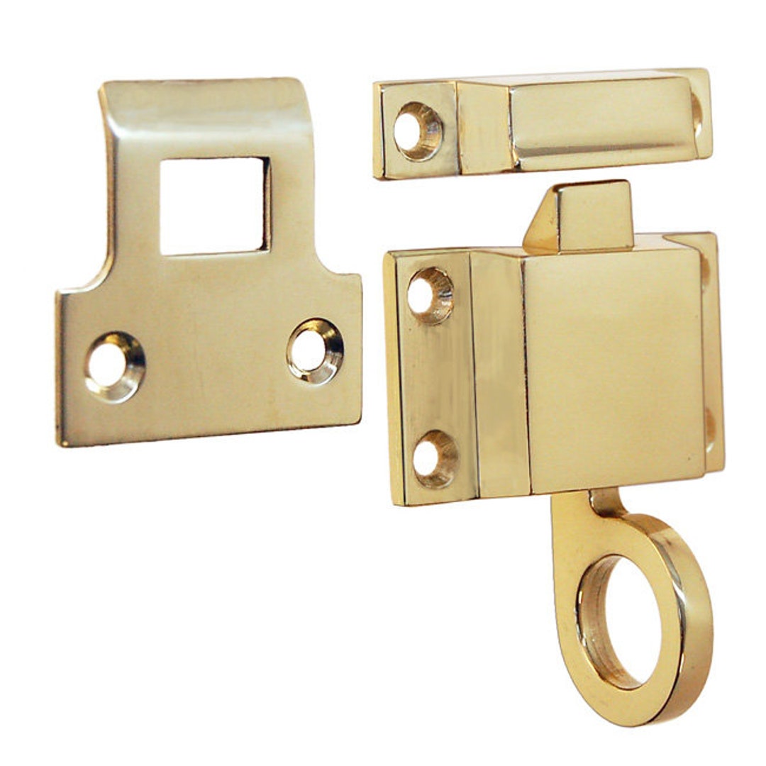 Unlacquered Brass Self-closing Latch for Transom Windows With Box ...