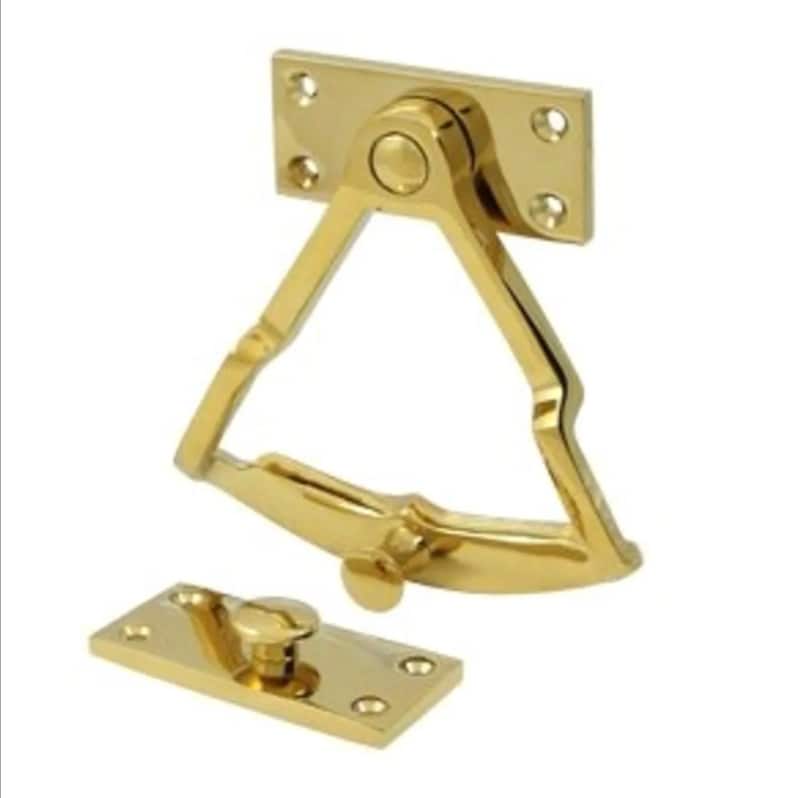 Dutch Door Quadrant Lock in Lacquered Polished Brass - Etsy