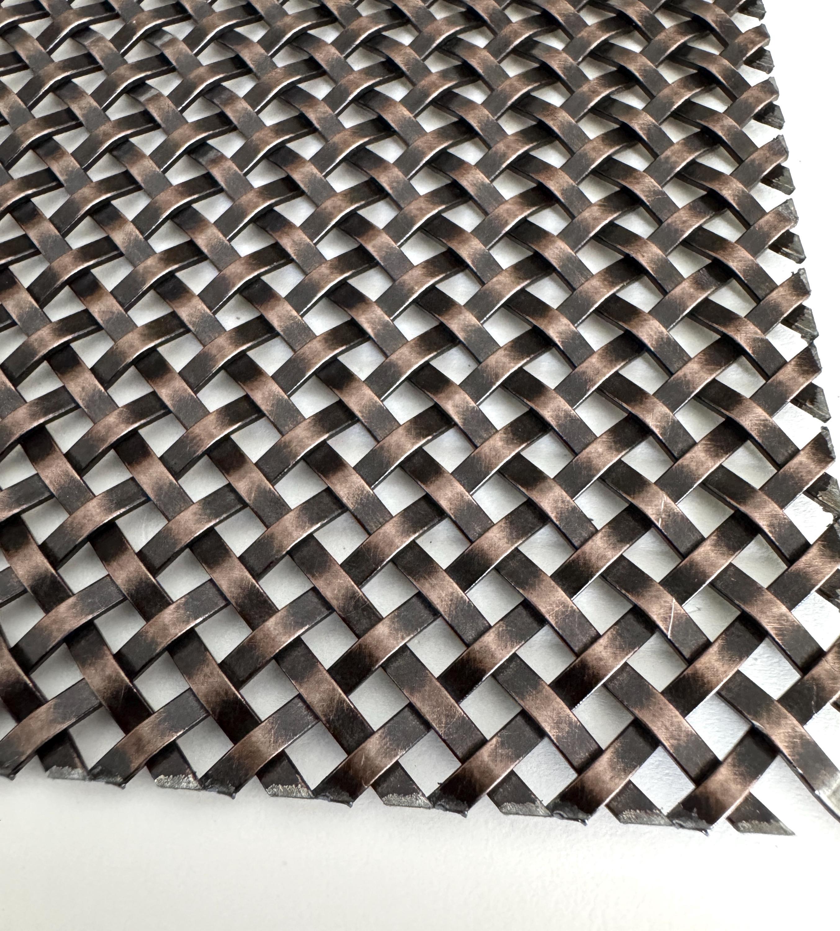 Wire Mesh Antique Bronze Finished Architectural Woven Furniture and ...