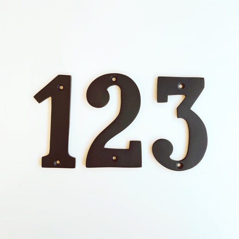 Rustic House Numbers - Etsy